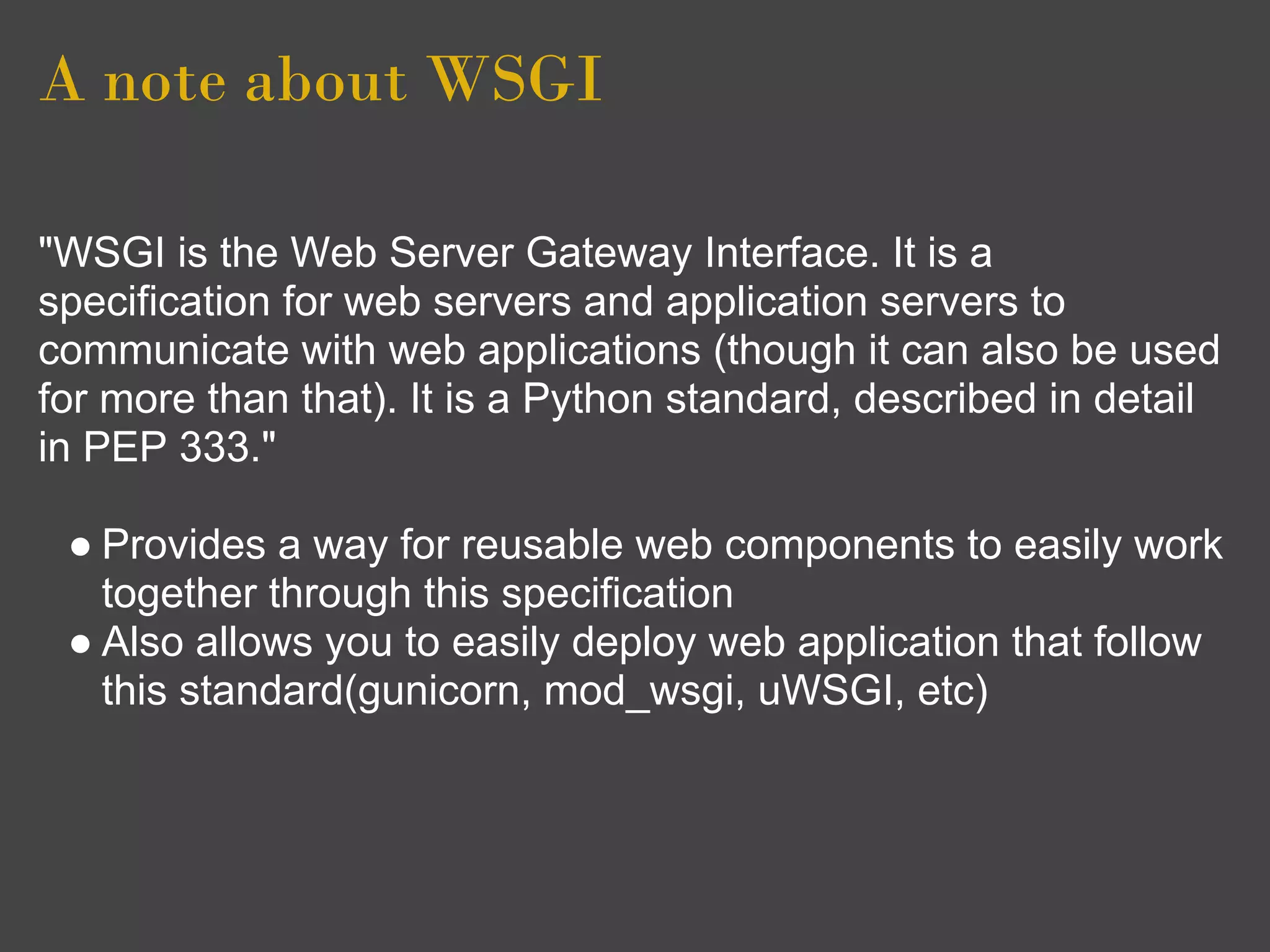 Python web frameworks | PDF