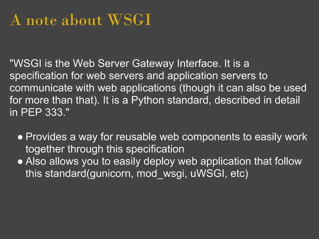 Python web frameworks | PDF