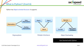 Python and BIG Data analytics | Python Fundamentals | Python ...