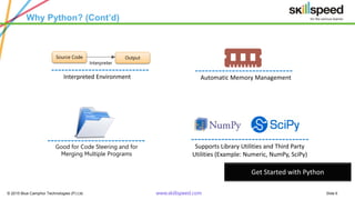 Python and BIG Data analytics | Python Fundamentals | Python ...