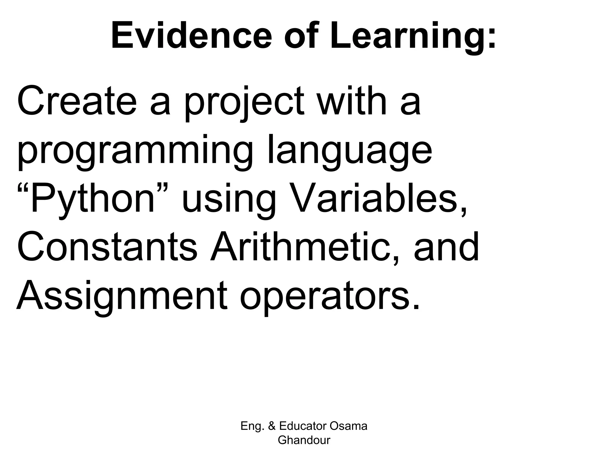 Python week 6 2019 2020 for grade 10 | PPT | Free Download