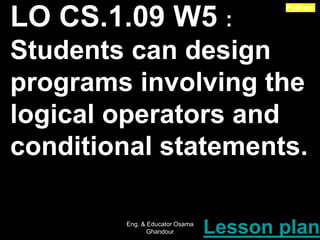 Python week 6 2019 2020 for grade 10 | PPT