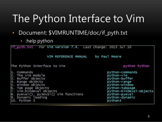 Python With Vim