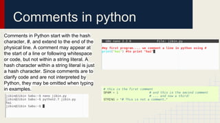 Python workshop | PDF | Programming Languages | Computing