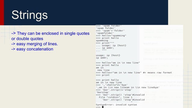 Python workshop | PPT