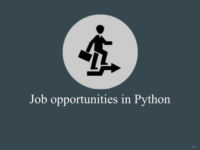 Advantages of Python Learning | Why Python | PPT Advantages of Python Learning | Why Python | PPT