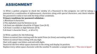 Python Regular Expressions | PDF | Programming Languages | Computing