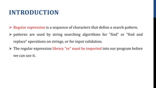 Python Regular Expressions | PDF | Programming Languages | Computing