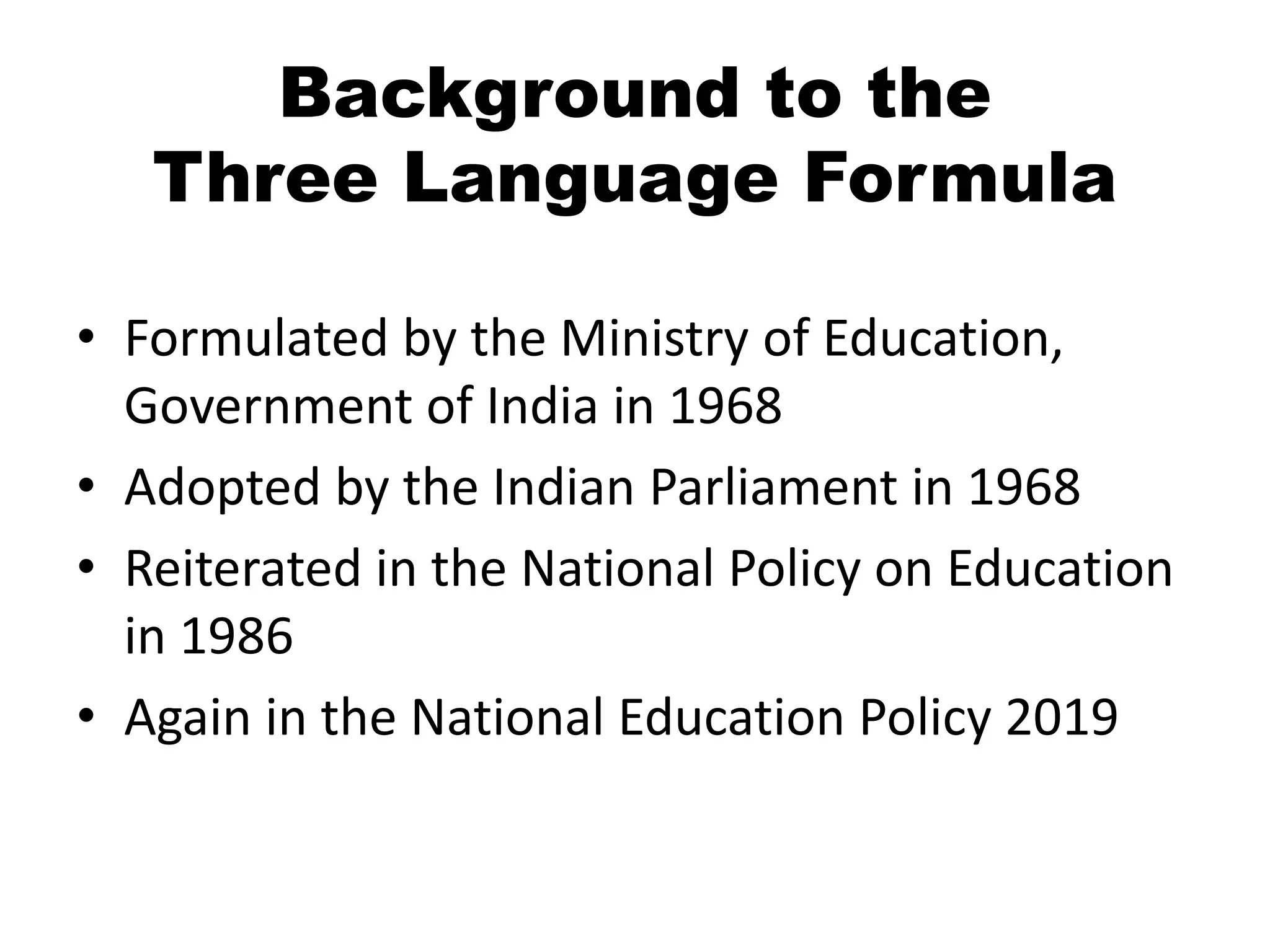 Python as the third language in the Three Language Formula | PPTX