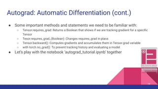 PyTorch crash course | PDF