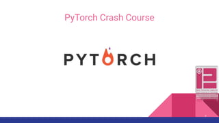 PyTorch crash course | PDF
