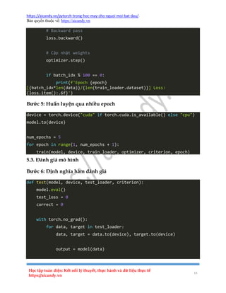 PyTorch trong học máy cho người mới bắt đầu.pdf