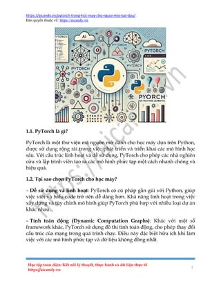 PyTorch trong học máy cho người mới bắt đầu.pdf