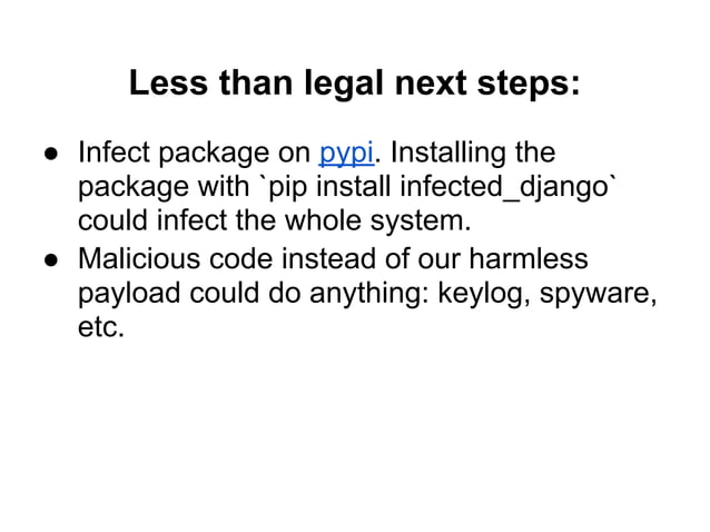 Infecting Python Bytecode | PPT
