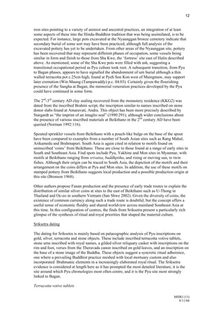 Pyu material culture | PDF