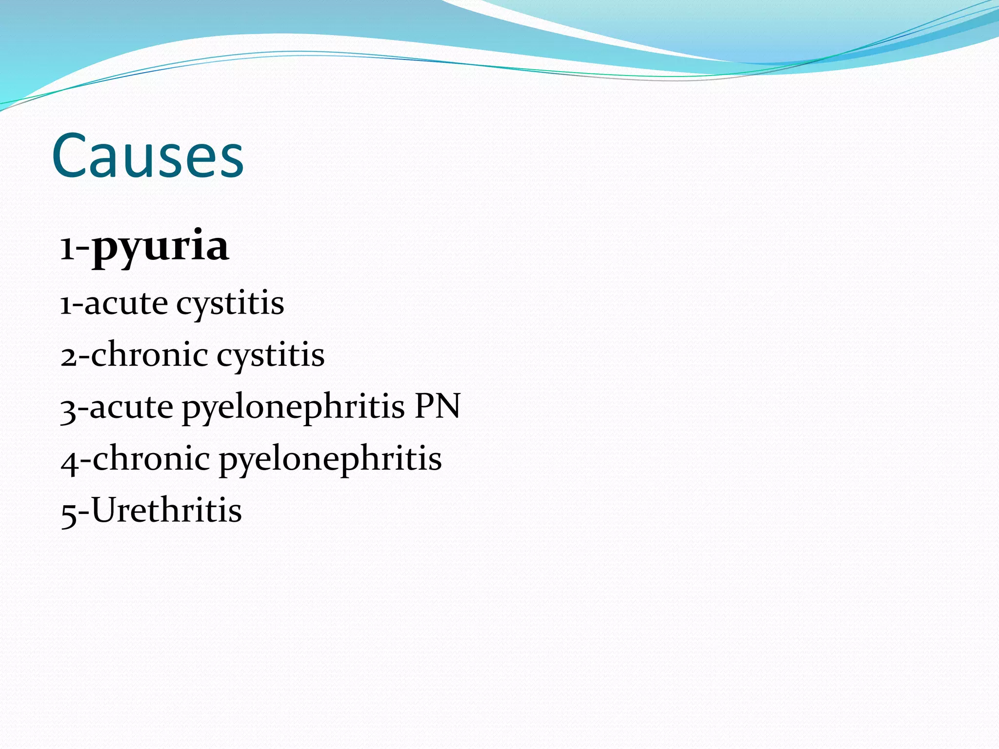 Pyuria and urinary tract infection 2 | PPTX