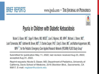 Pyuria in Children with Diabetic Ketoacidosis.pptx