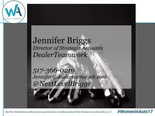 Women In Automotive 2017 - Jennifer Briggs | PPT