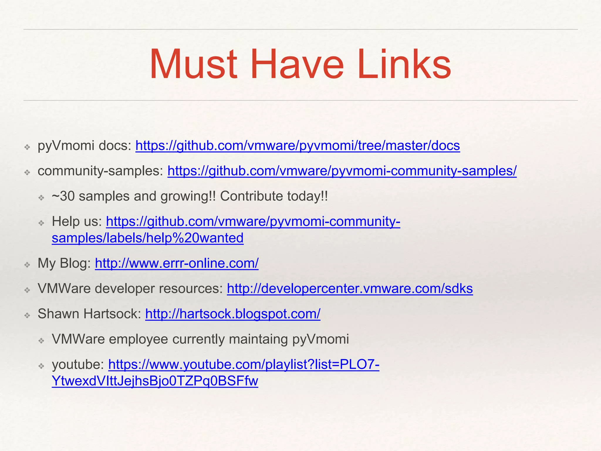 Introduction to vSphere APIs Using pyVmomi | PPTX | Operating Systems ...