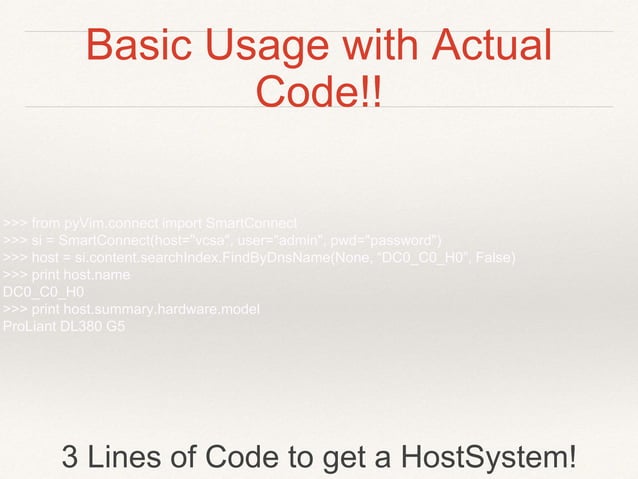Introduction To Vsphere Apis Using Pyvmomi Pptx Operating Systems