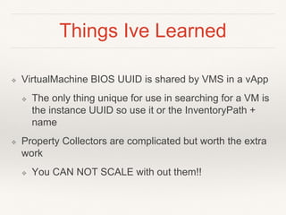 Introduction to vSphere APIs Using pyVmomi | PPTX | Operating Systems | Computer Software and ...