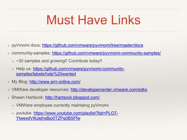 Introduction To Vsphere Apis Using Pyvmomi Ppt