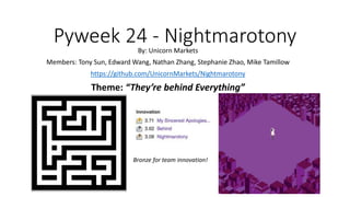 Pyweek 24 completed presentation | PPT