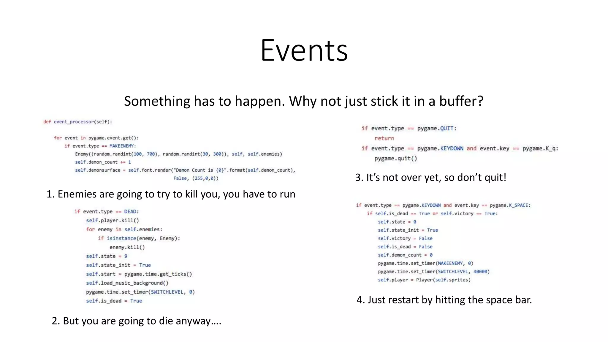 Pyweek presentation | PPT