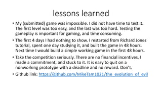 Pyweek presentation | PPT