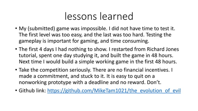 Pyweek presentation | PPT | Free Download