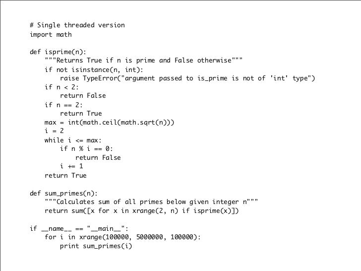 Multiprocessing with python