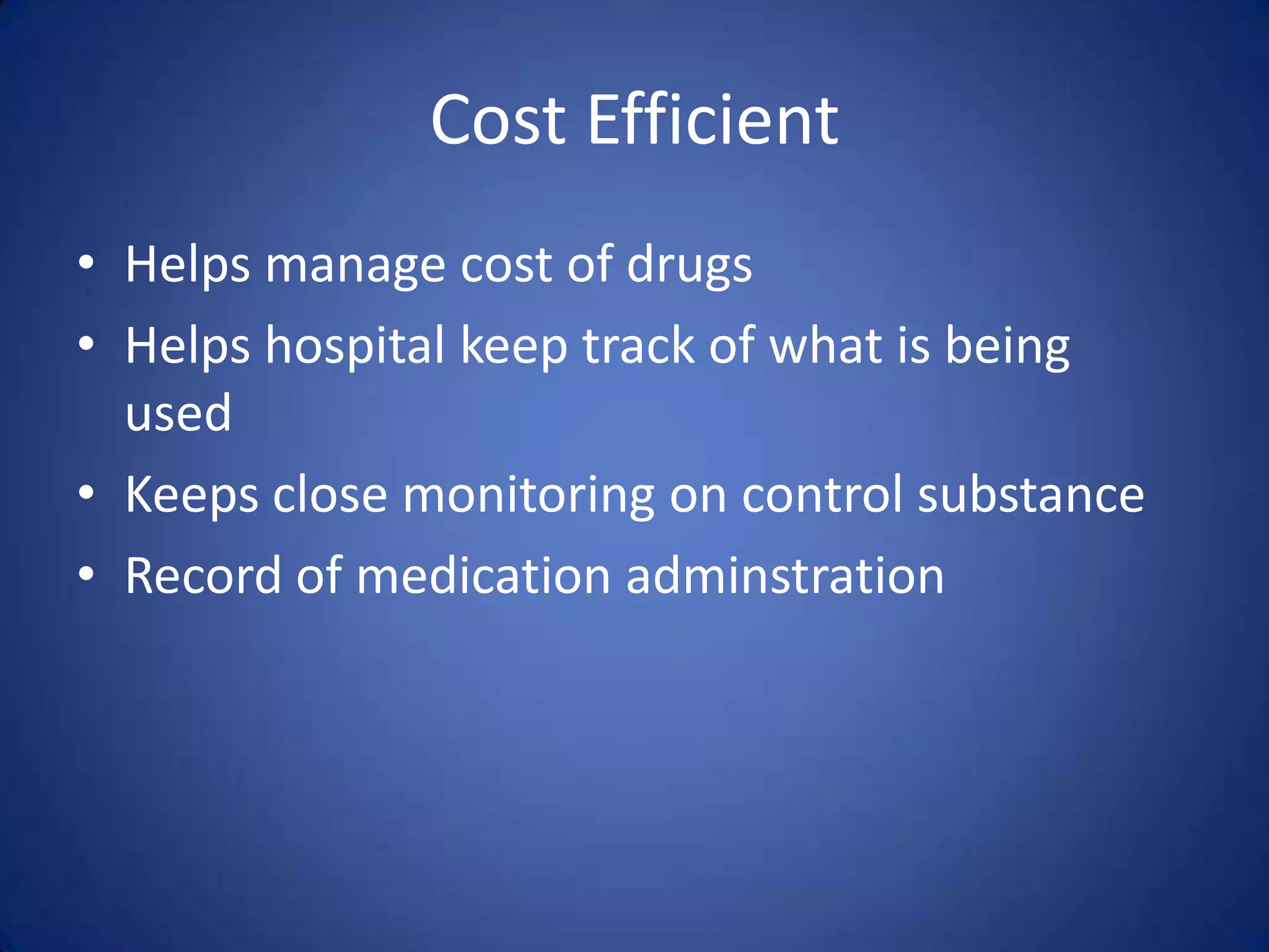 Pyxis medication administration system | PPTX