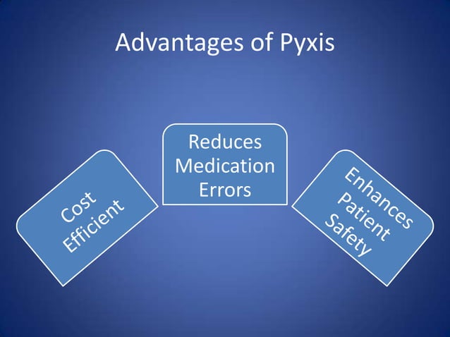 Pyxis medication administration system | PPTX