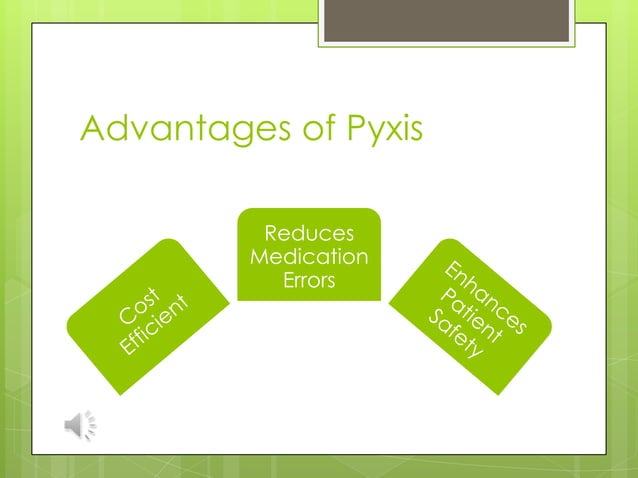 Pyxis medication administration system2 | PPTX