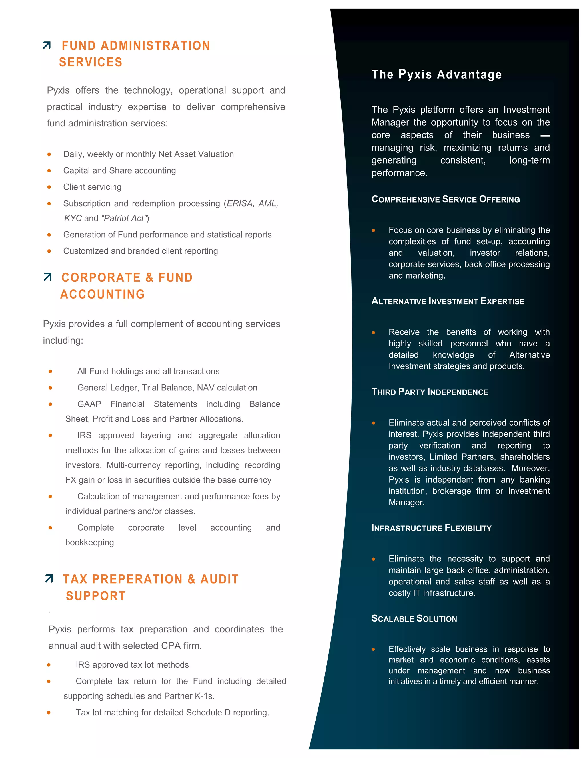 Pyxis - Services We Provide | PDF