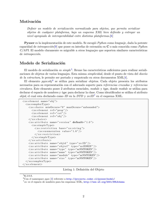 Pyxser Serialización Xml En Python Paper Pdf 