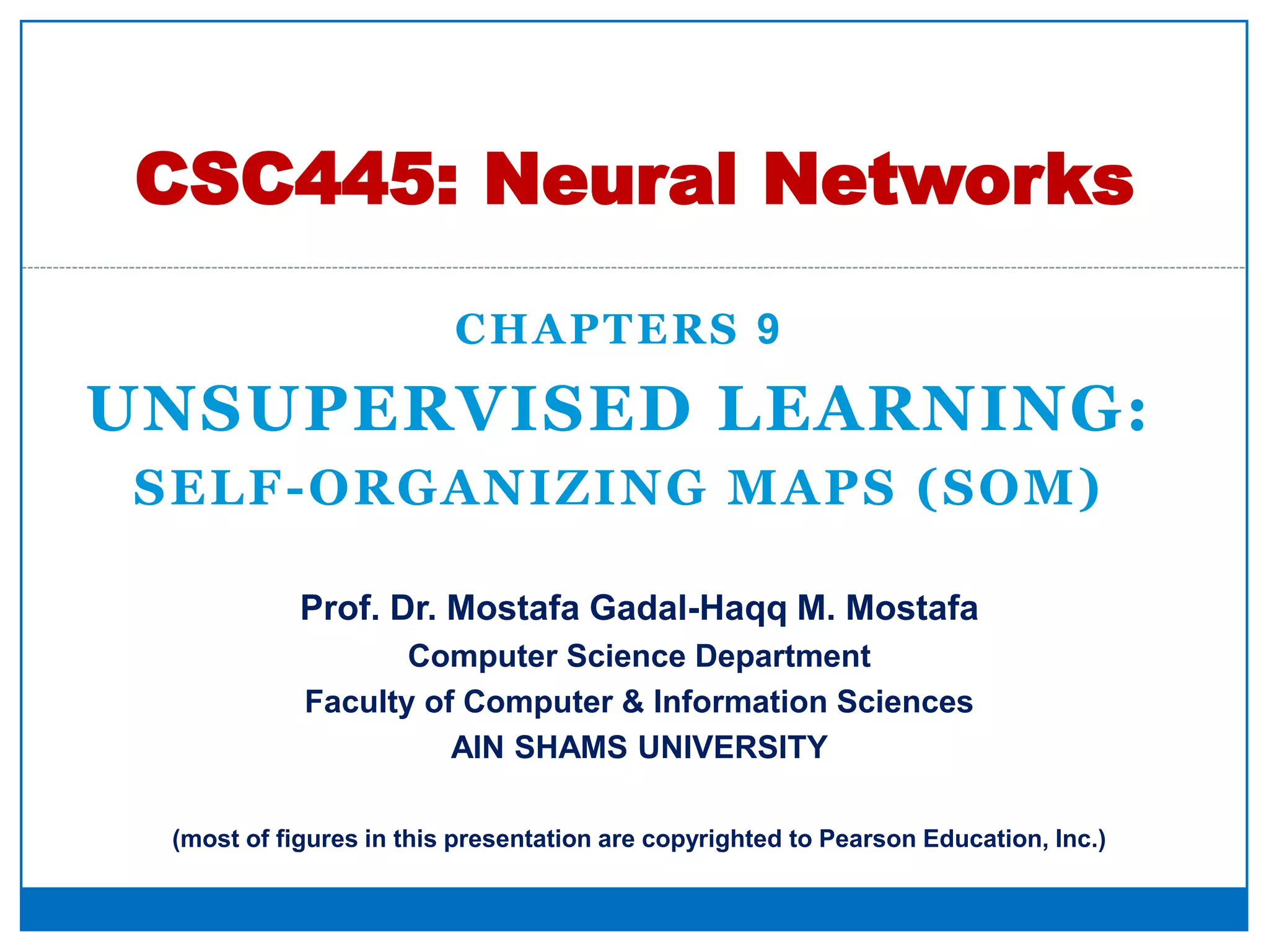 Neural Networks: Self-Organizing Maps (SOM) | PDF