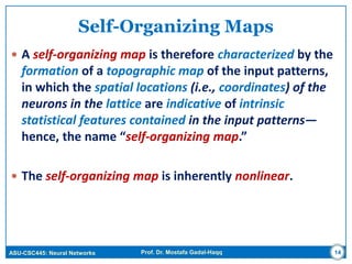 Neural Networks: Self-Organizing Maps (SOM) | PDF