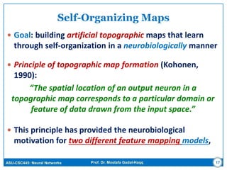 Neural Networks: Self-Organizing Maps (SOM) | PDF