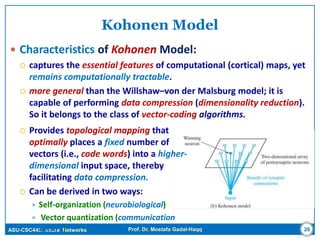 Neural Networks: Self-Organizing Maps (SOM) | PDF