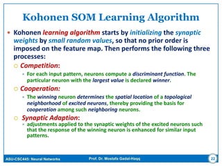 Neural Networks: Self-Organizing Maps (SOM) | PDF