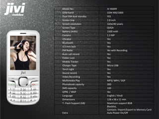 Jv x6699 presenter | PPT