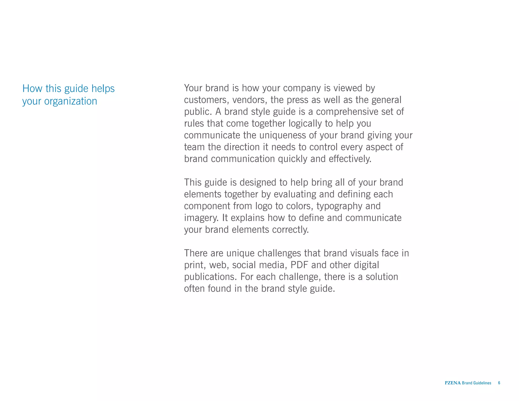 Pzena brand-identity-guidelines-official | PPT