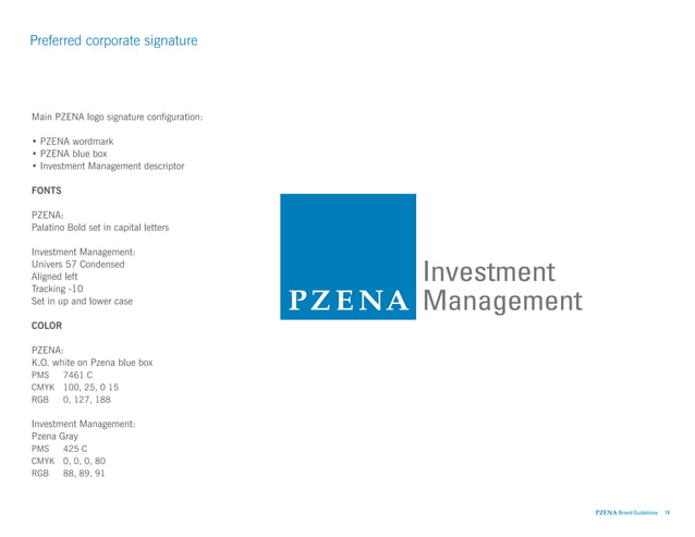 Pzena brand-identity-guidelines-official | PPT