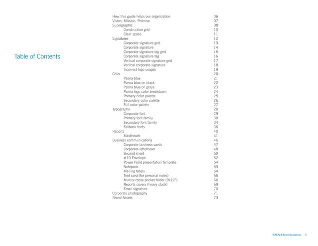 Pzena brand-identity-guidelines-official | PPT