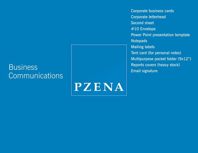 Pzena brand-identity-guidelines-official | PPT