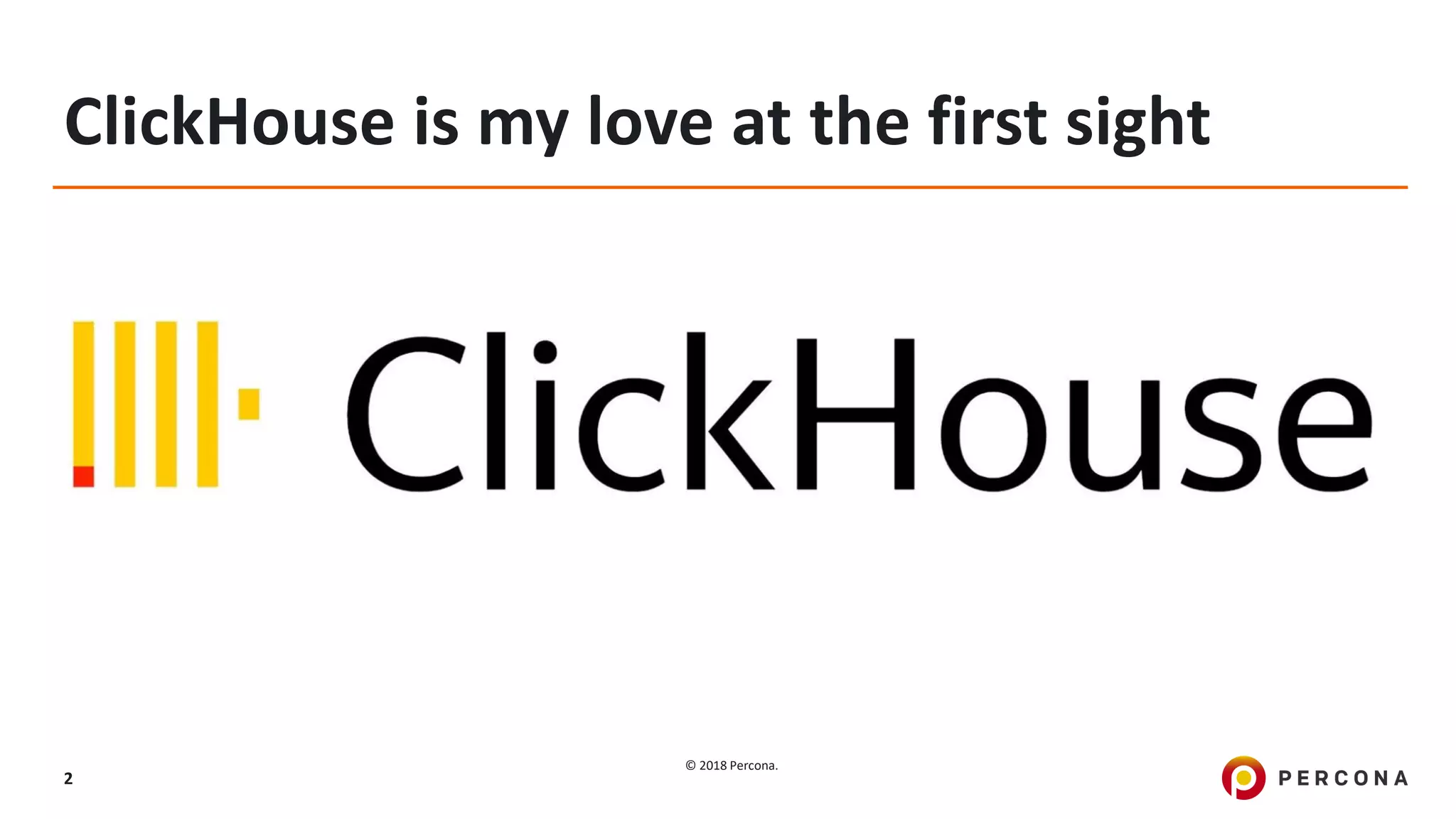 Analyzing MySQL Logs with ClickHouse, by Peter Zaitsev | PPT
