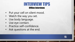 Interviewing | PPTX