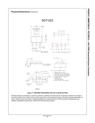 Original PNP Transistors PZT2907A PZT2907 2907 P2F SOT22-3 New On ...