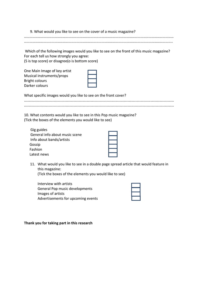 Questionnaire | DOCX